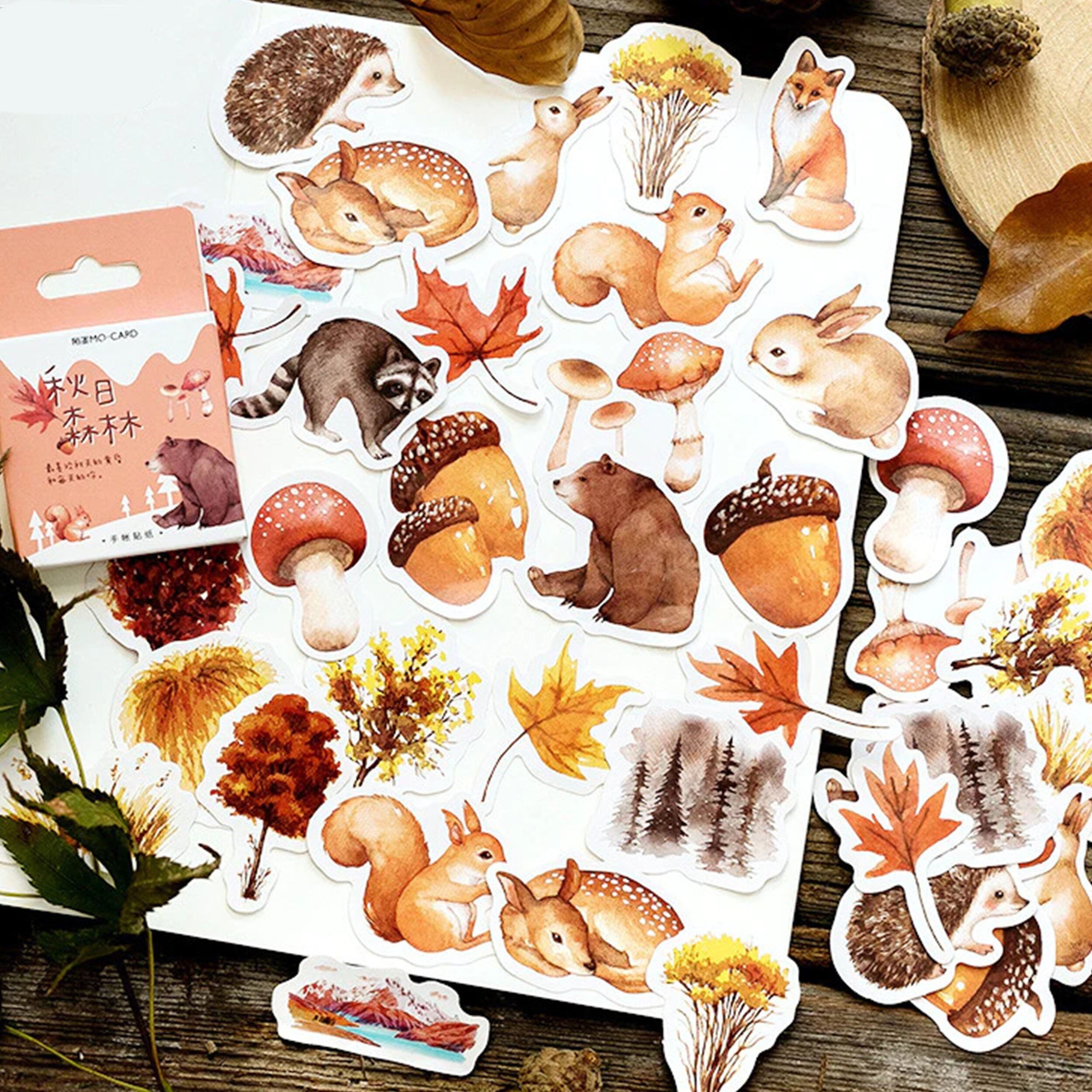 Card Plant Planner Stickers Animals Stickers Pack Planner Stickers 46 ...