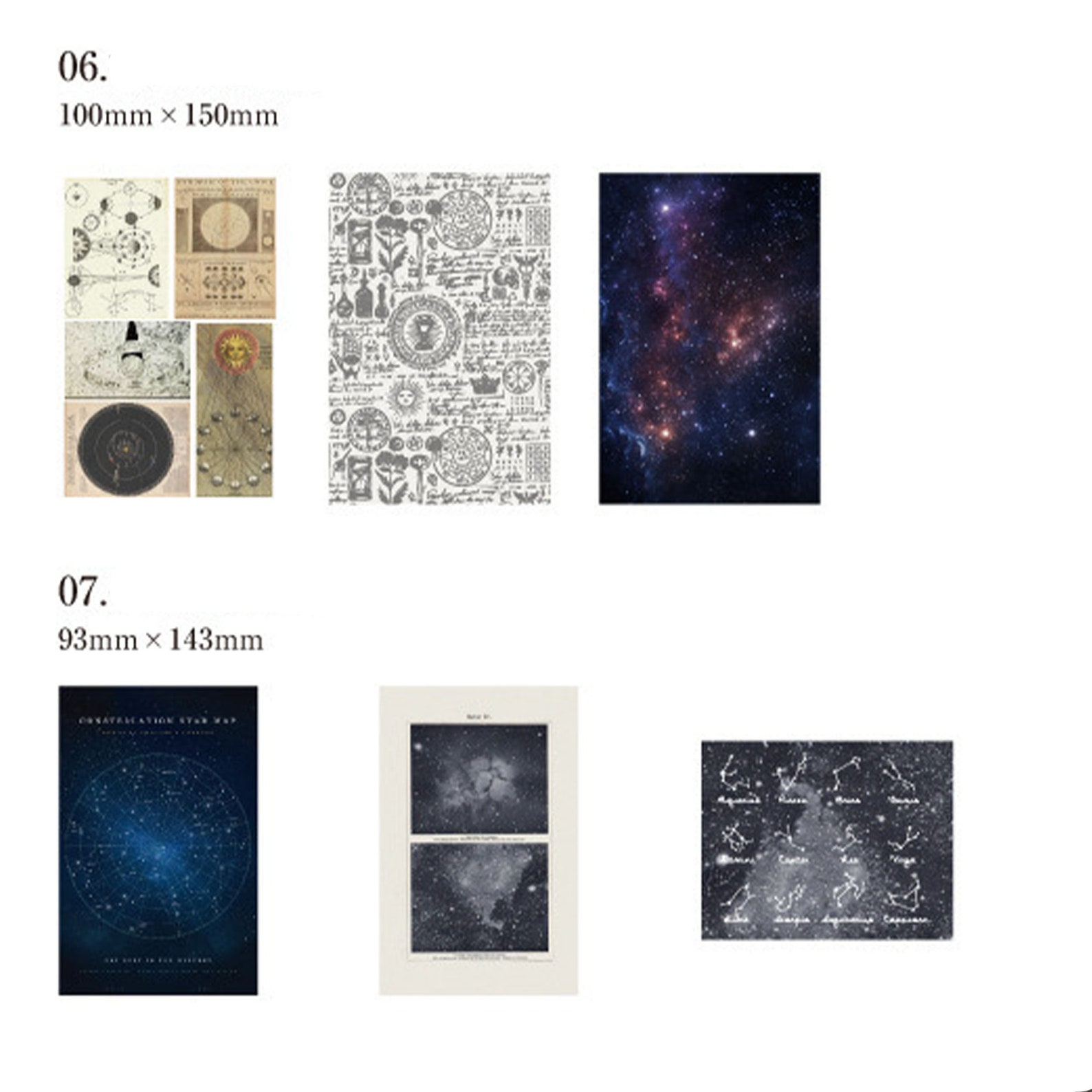 Vintage Space Scrapbook Sticker Set. 30 Pcs Celestial Magic - Etsy UK