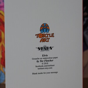 Elvis Presley Greetings Card Taken From My Original Painting. 6x4 ...