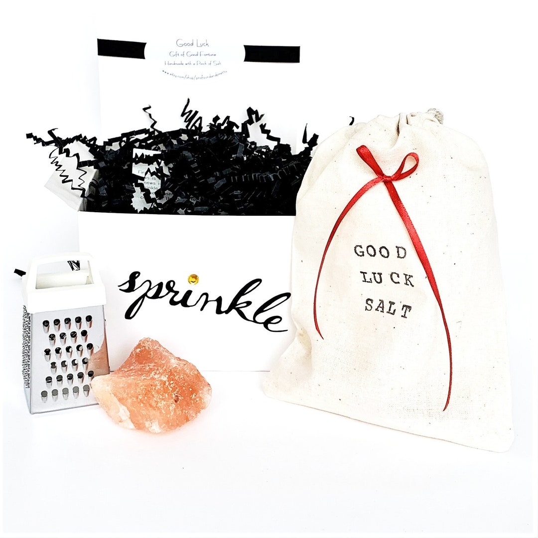 Italian Chef Gift: Miniature Grater & Good Luck Salt - Etsy