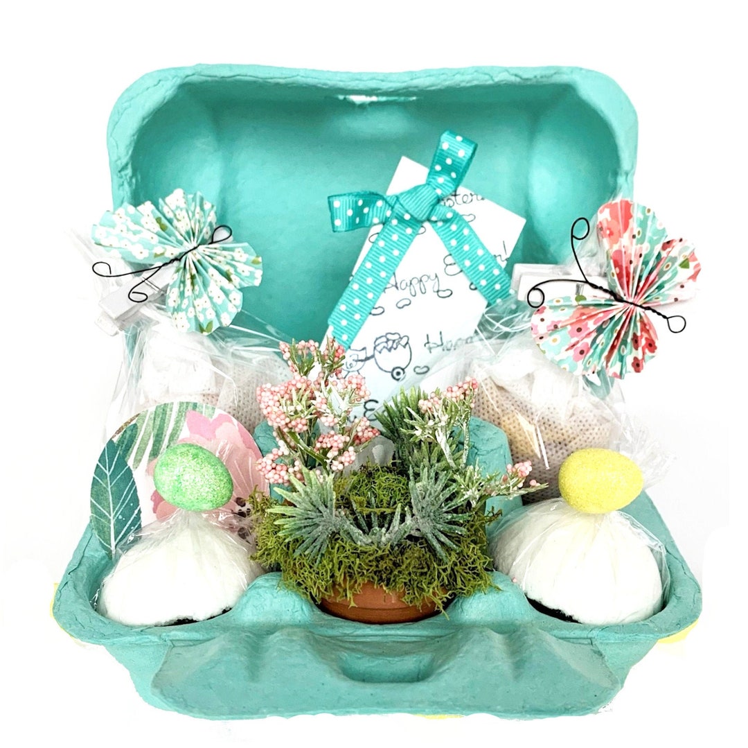 Spring Gift Set, Easter Basket With Bath Bombs and Tub Tea - Etsy