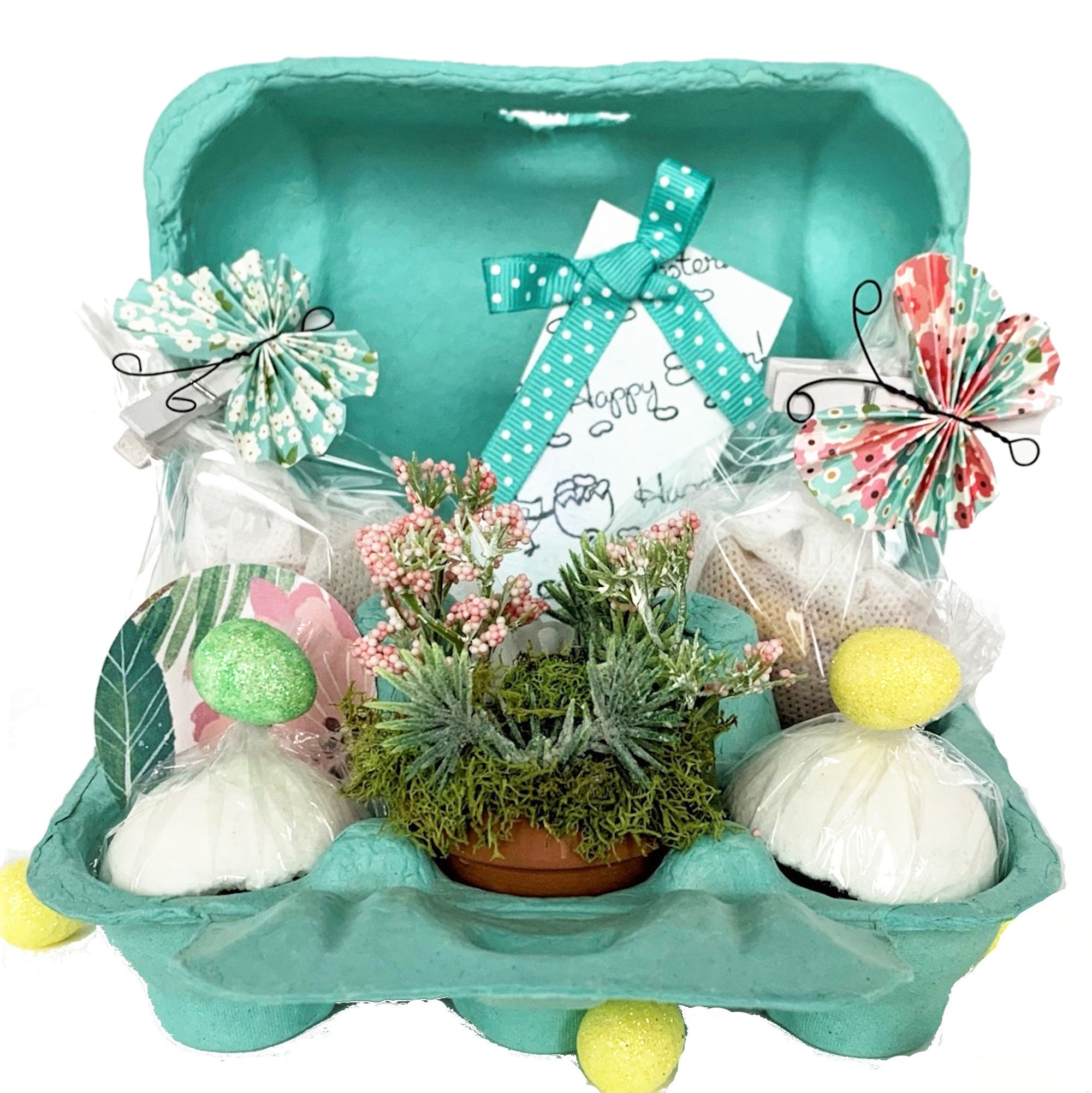 Spring Gift Set, Easter Basket With Bath Bombs and Tub Tea - Etsy