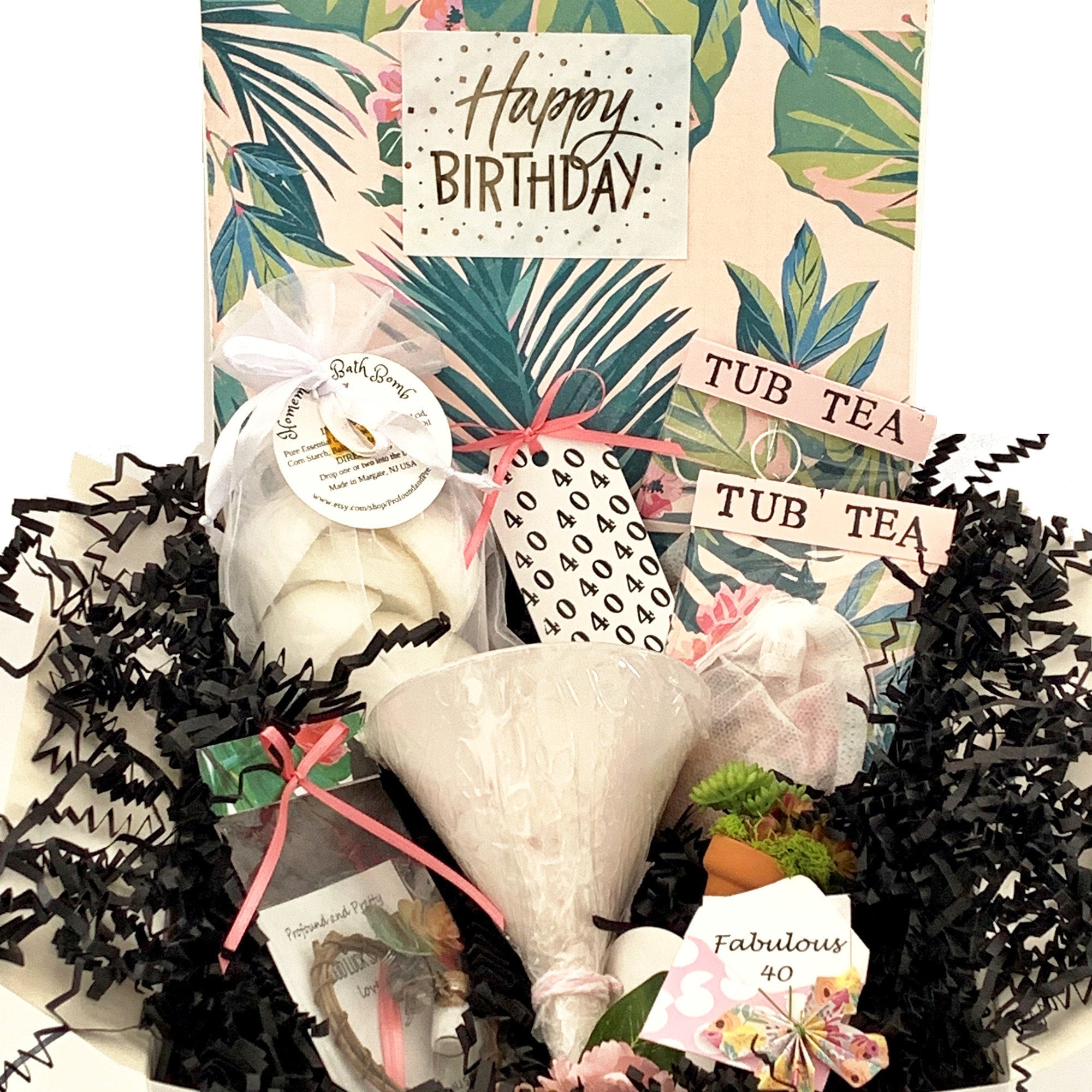 40th Birthday Gift, Spa Gift Box, Happy 40th Birthday, Fabulous 40 - Etsy