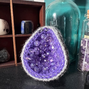 Crunchy Geodes - Handmade Crochet Geodes With Beads (decor, Fidget ...