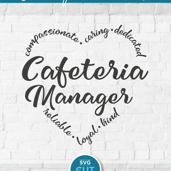 Cafeteria Worker Appreciation Svg - Etsy