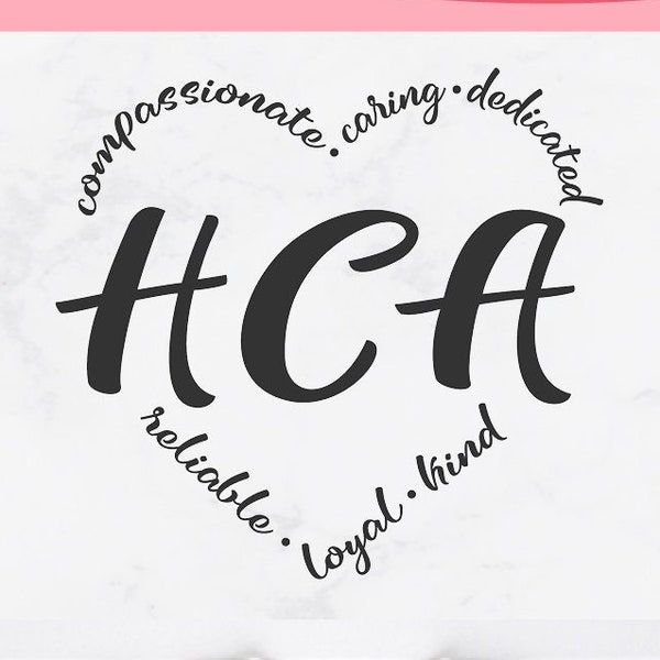 Hca Svg - Etsy UK