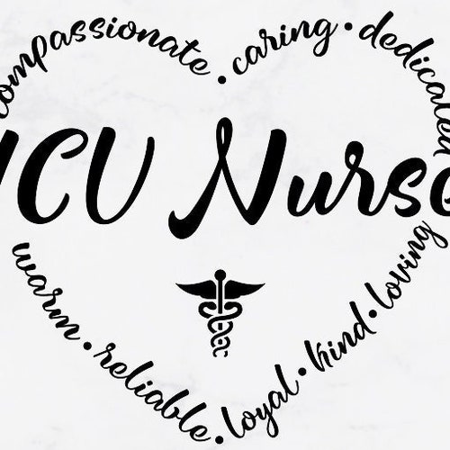 SVG Nurse / Critical Care RN Caduceus / Svg Pdf Png Cutting | Etsy