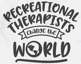 Recreational Therapy Svg | Etsy