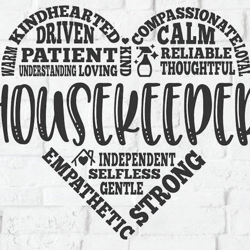Housekeeping SVG - Etsy