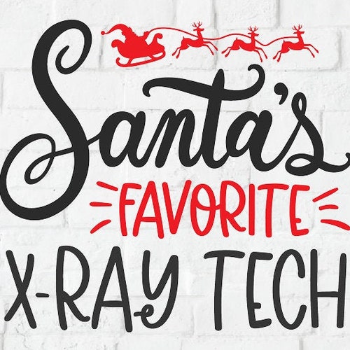 Christmas X-ray Technologist Svg Bundle Xray Tech SVG - Etsy