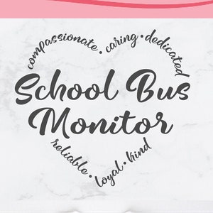 School Bus Monitor Svg, School Bus Attendant, Schoolbus Monitor Svg ...