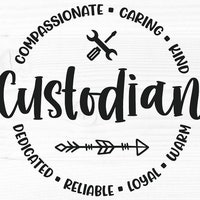 School Custodian Day Sign Printable - Thank You Poster for Custodian ...