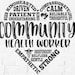 Community Health Worker Svg, Health Care Worker Svg, Essential ...