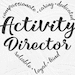 Activity Director Svg Director Svg Director Appreciation - Etsy