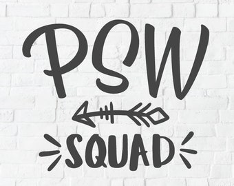 Personal Support Worker Svg Psw Svg Caregiver Home | Etsy