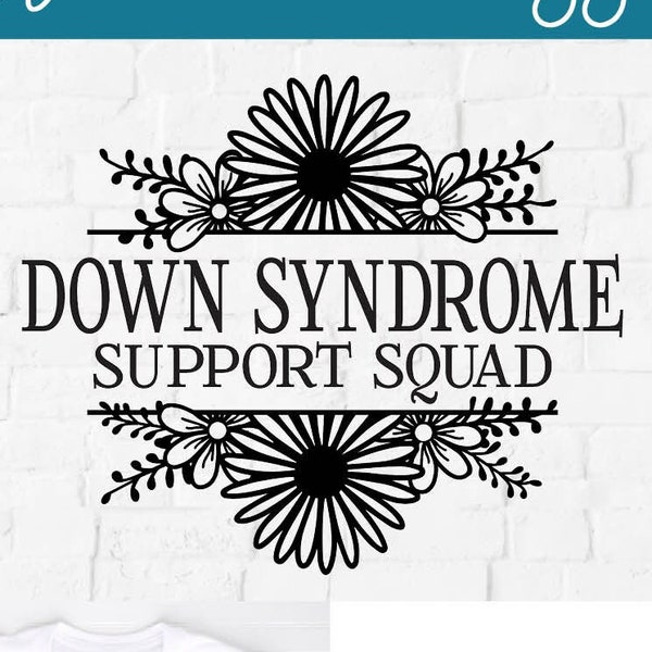 Down Syndrome Frame Svg - Etsy