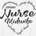 Nurse Midwife Svg, CNM, Pregnancy Support, Childbirth Helper Svg, Birth ...