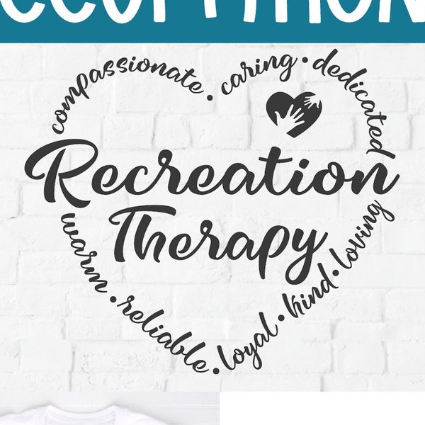 Sublimation Recreational Therapy - Etsy