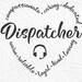Dispatcher Svg, Police Dispatcher Svg, Driver, Dispatcher Cut File ...