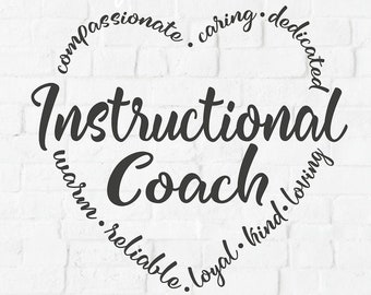 Instructional Coach Svg - Etsy