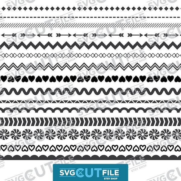Chevron Border - Etsy