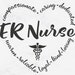 ER Nurse Svg, Emergency Room Nurse Svg, Emergency Department Nurse ...