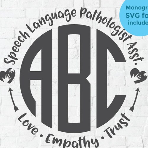 Speech Language Pathology Assistant Svg Speech Pathologist - Etsy