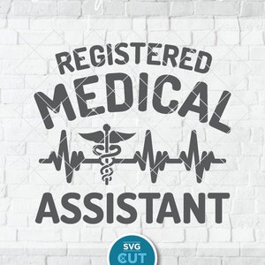 Registered Medical Assistant Svg, RMA Svg, Ekg Svg, RMA Life, RMA Gift ...