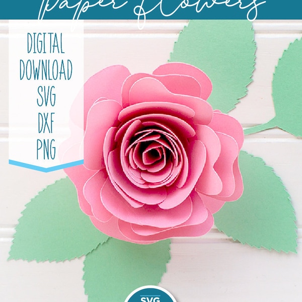 Rolled Flower Svg - Etsy