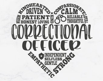 Correctional Officer Svg | Etsy