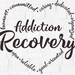 Addiction Recovery Svg, Sober Svg, Clean Svg, Substance Abuse SVG ...