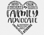 Family Advocate Svg Social Work Svg Victim Services Gift - Etsy