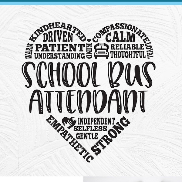 Bus Driver and Helper Svg - Etsy