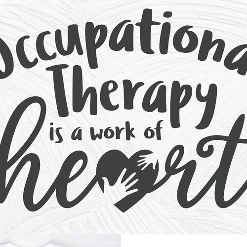 Occupational Therapy Distressed Heart SVG OT Physical - Etsy