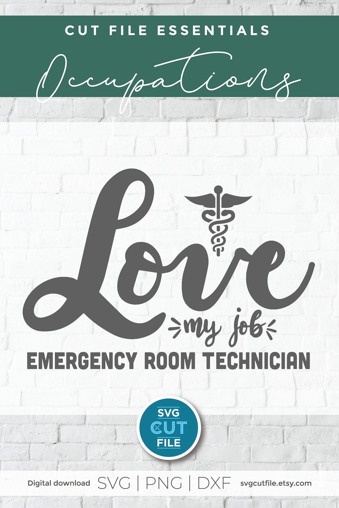 ER Tech Svg Emergency Room Technician Emergency Room Tech | Etsy