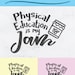 PE Teacher Svg Phys Ed Svg Physical Education Svg Teacher - Etsy