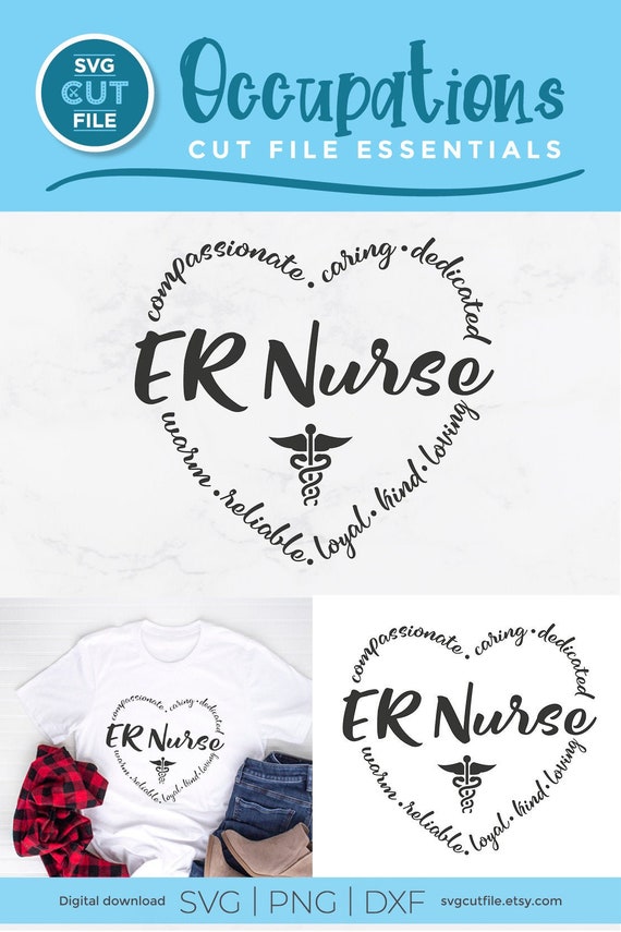 ER Nurse Svg Emergency Room Nurse Svg Emergency Department - Etsy