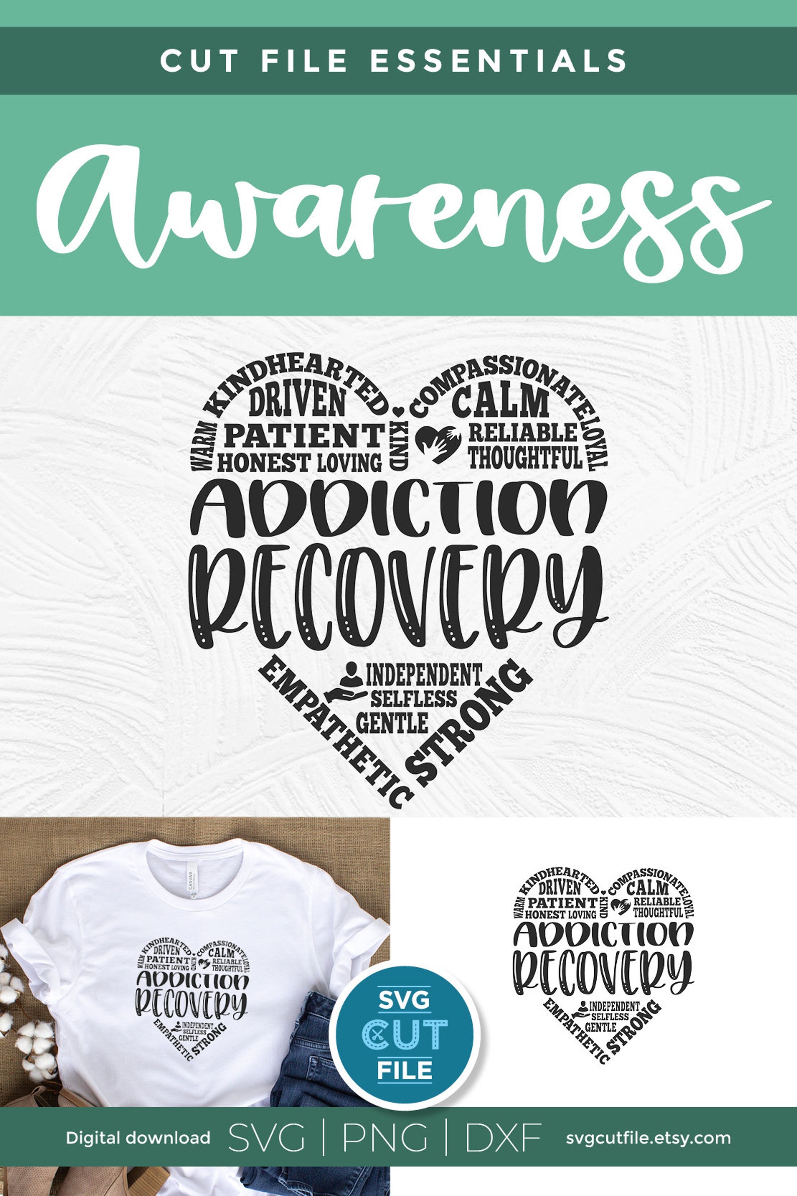 Addiction Recovery Svg Sober Svg Sobriety Svg Aa Svg Na - Etsy