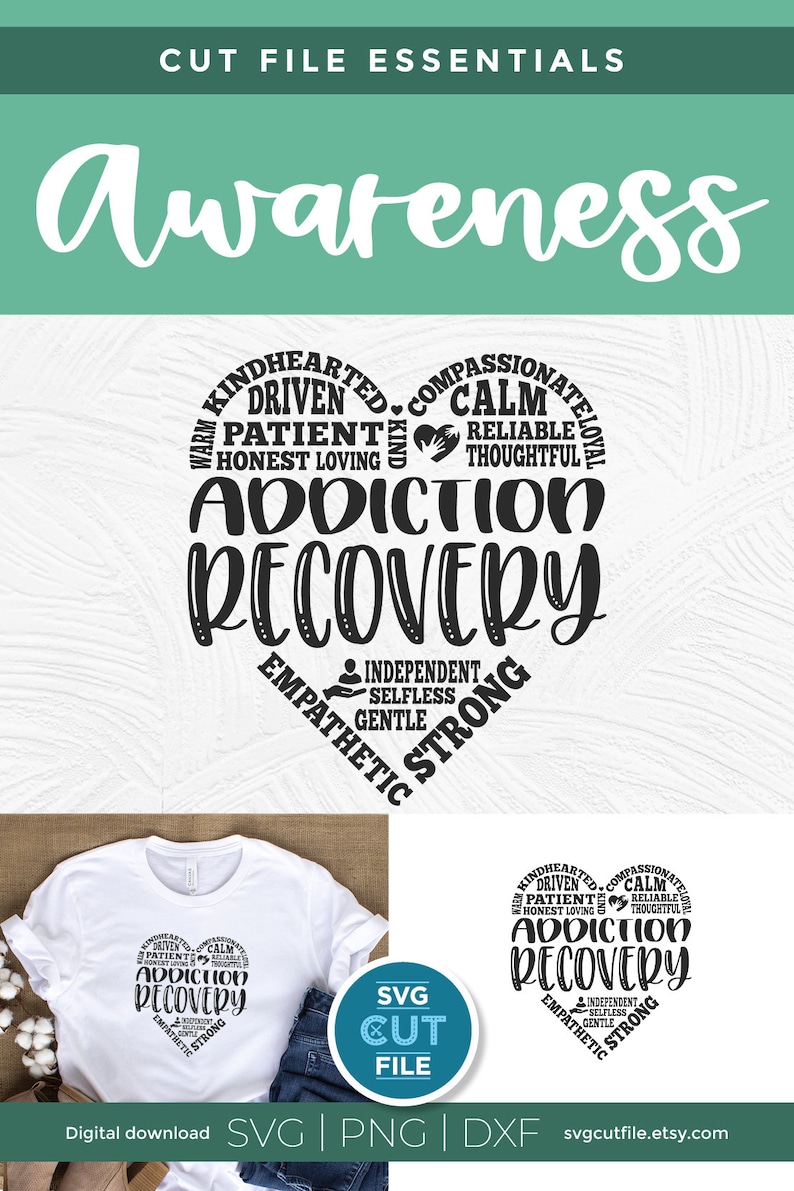 Addiction Recovery Svg Sober Svg Sobriety Svg Aa Svg Na - Etsy