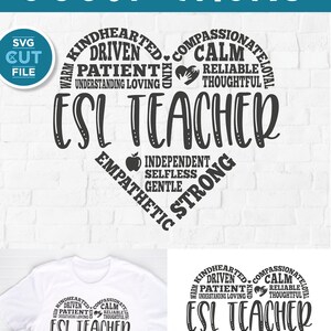 ESL Teacher Svg, English as a Second Language Teacher Svg, School Svg ...