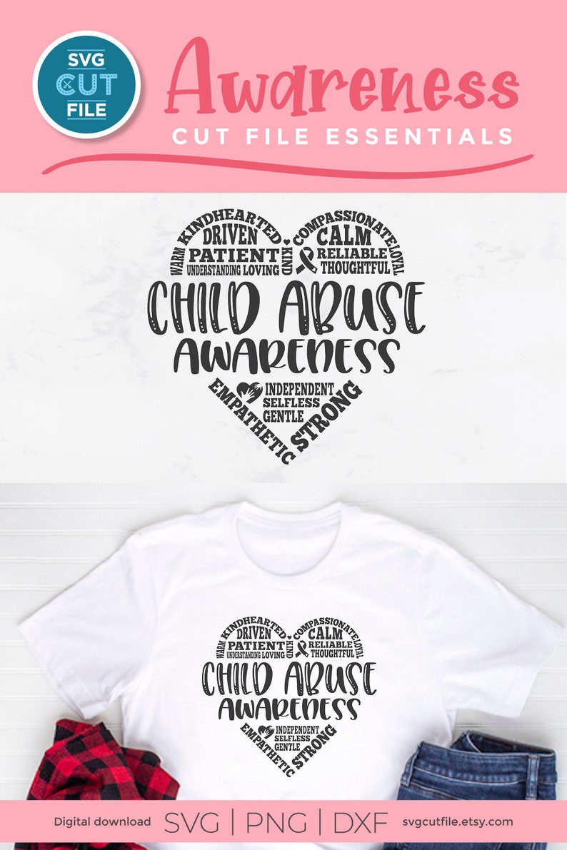 Child Abuse Svg Child Abuse Awareness Svg Child Abuse - Etsy