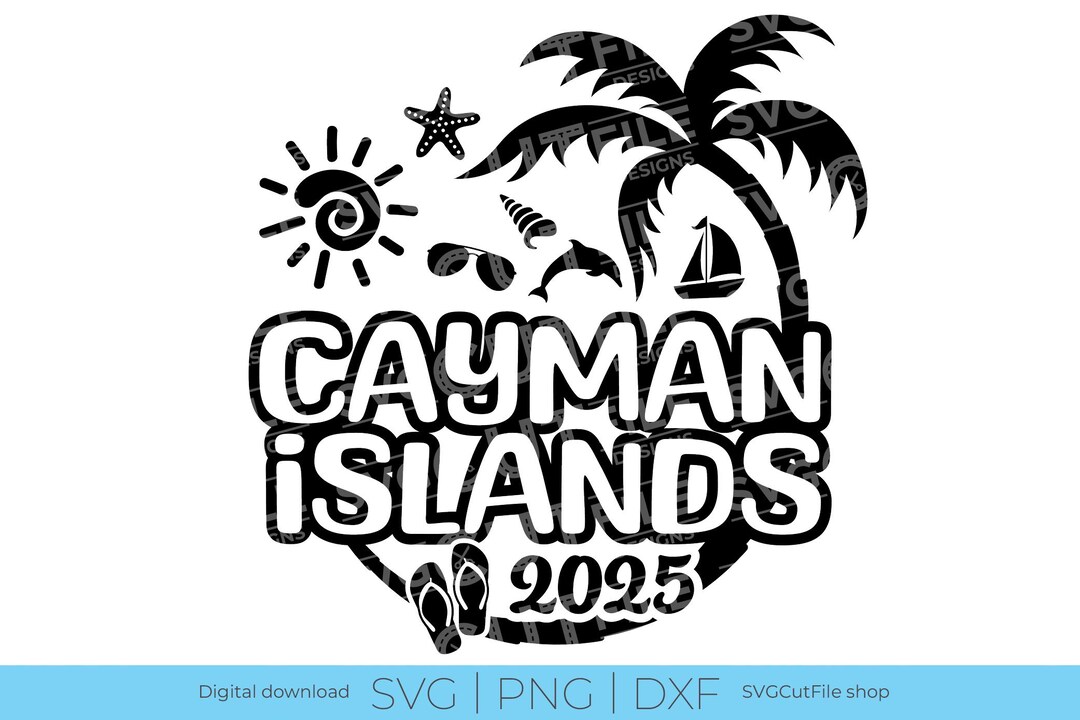 Cayman Islands Svg, Caribbean SVG, British Cayman, Islands Vacation ...
