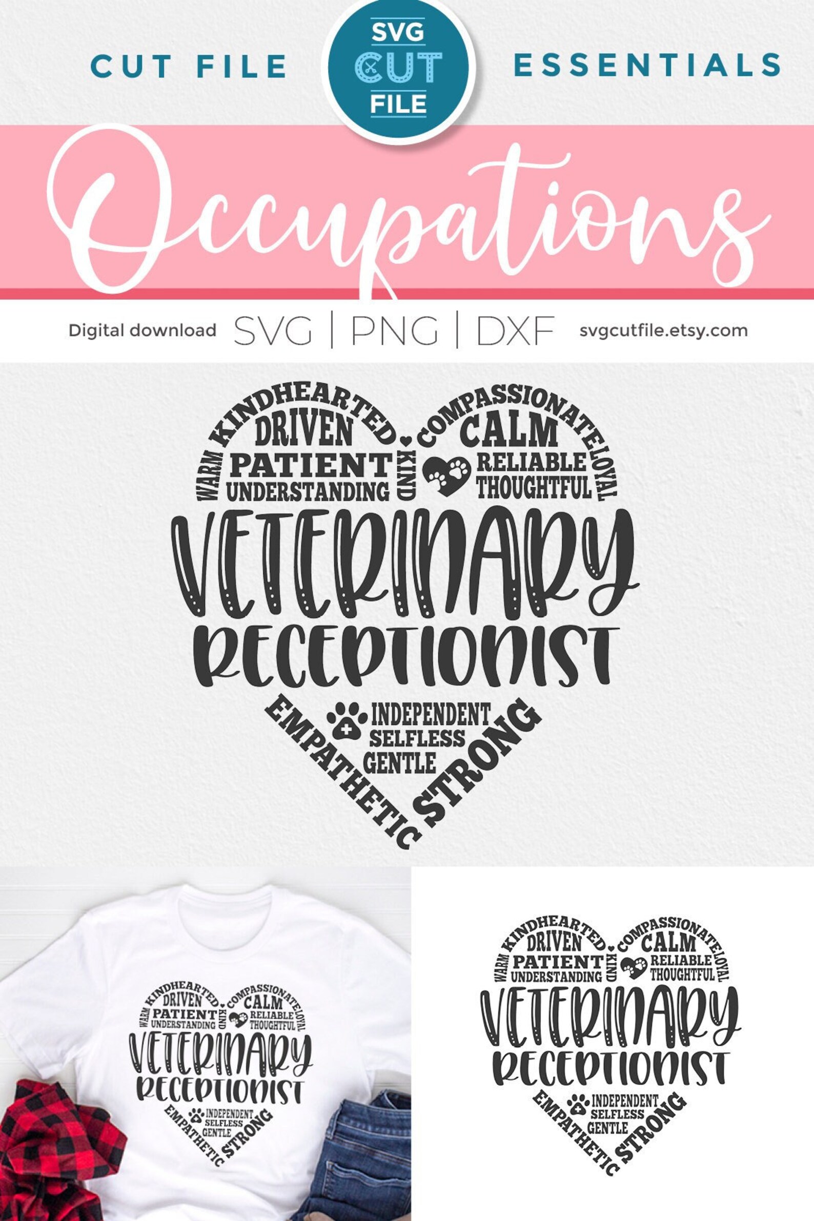 Veterinary Receptionist Svg, Vet Receptionist Svg, Veterinary Front ...