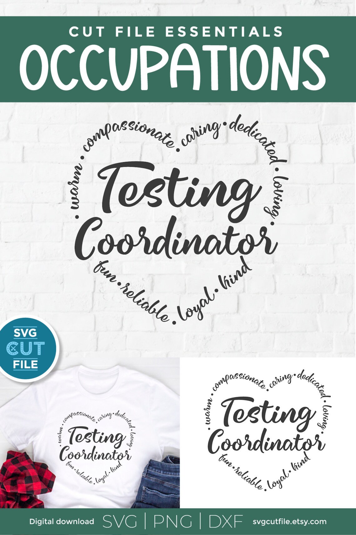Testing coordinator svg testing day svg test day svg | Etsy
