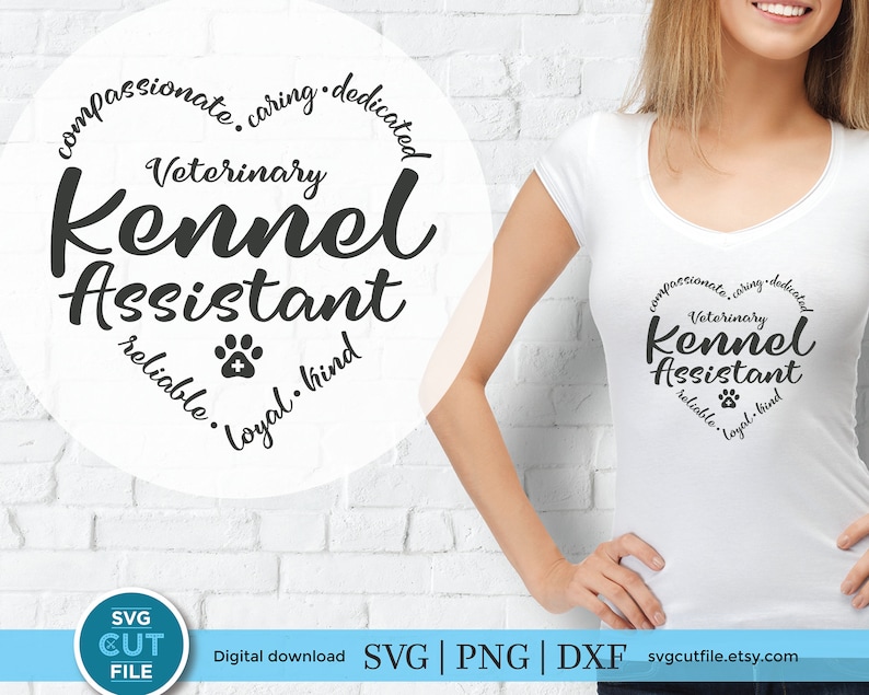 Vet Kennel Assistant Svg, Veterinary Kennel Assistant Svg, Veterinary ...