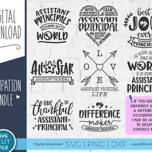 Assistant Principal Svg, Elementary Svg, Assistant Principal Bundle Svg ...