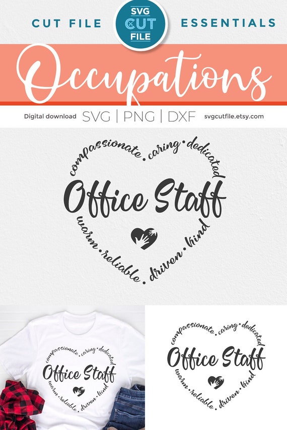 Office Staff Svg Office Clerk Svg Secretary Svg Office | Etsy