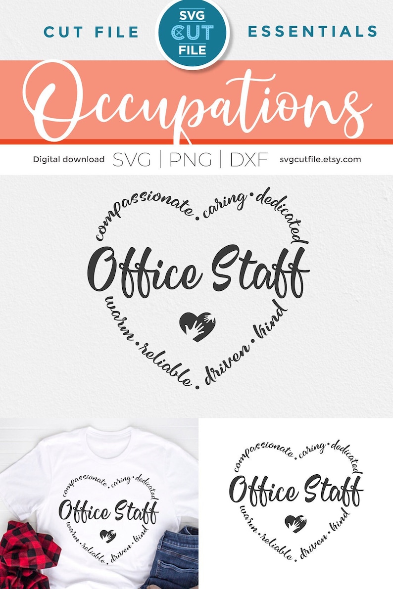 Office Staff Svg Office Clerk Svg Secretary Svg Office | Etsy