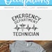 ER Tech Svg, Emergency Department Technician, Emergency Room Technician ...