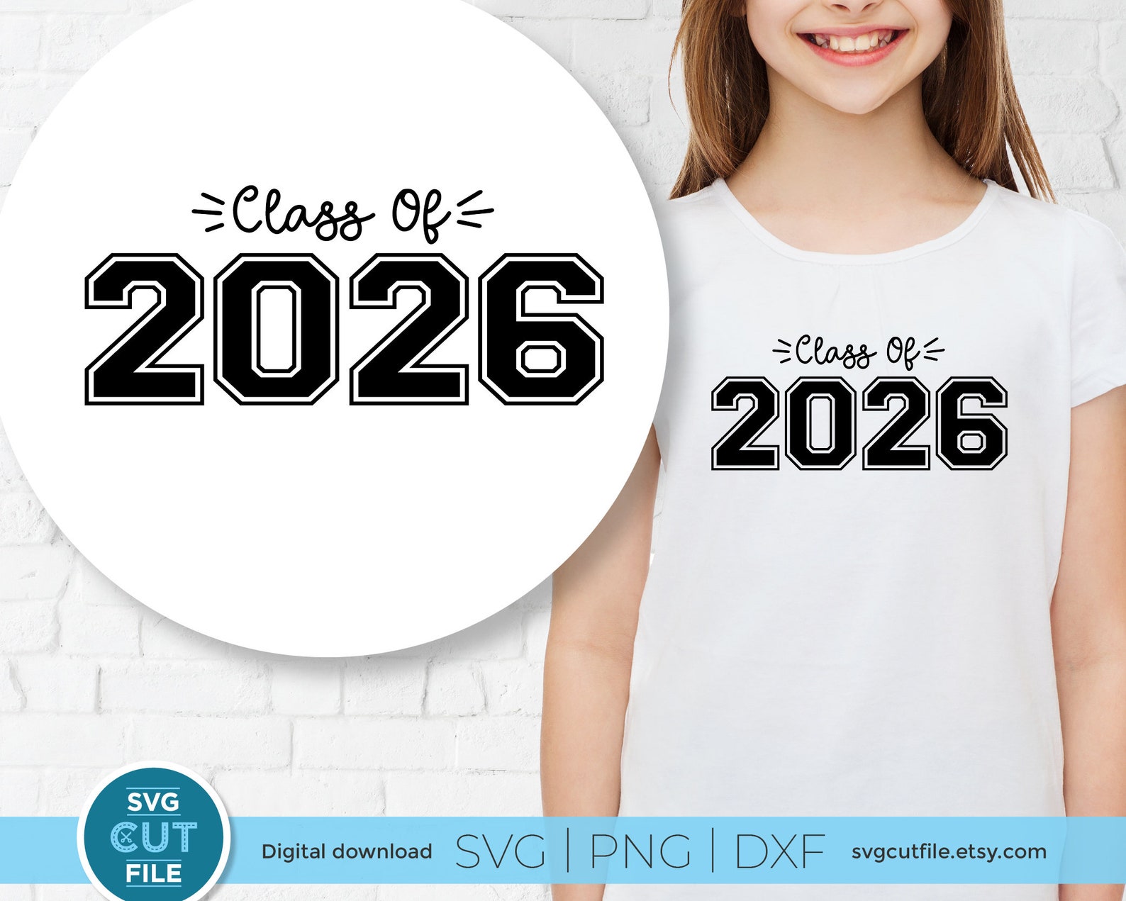 Class of 2026 Svg Cute 2026 Grad Svg 2026 Graduation Svg - Etsy